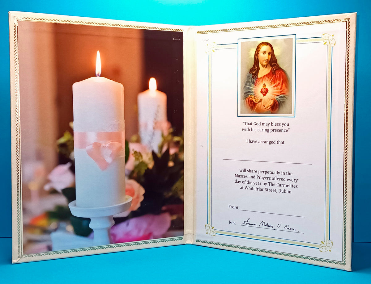 Perpetual Mass Enrolment Card Living (Regular) – Whitefriar Street Church